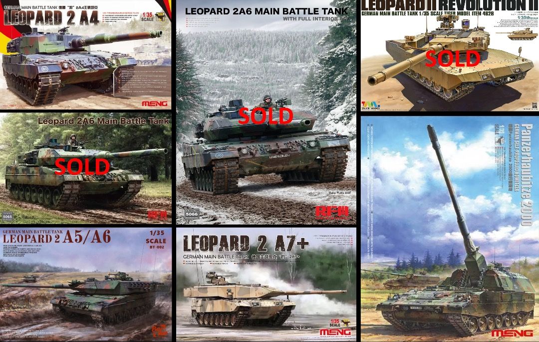 Border Model, Rye Field Model, RPG, Tiger Model 1/35 Leopard 2A5/A6 ...