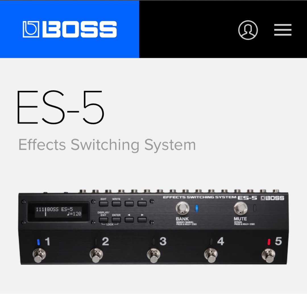 Boss ES-5 Switcher, Hobbies & Toys, Music & Media, Music Accessories on ...