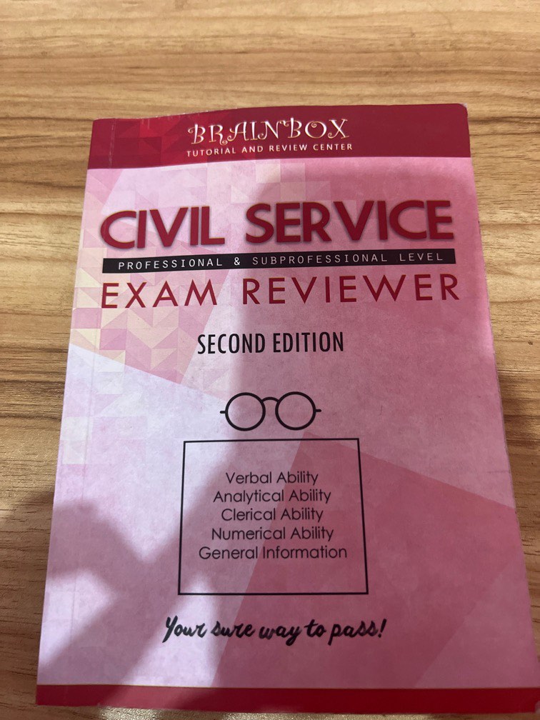 Brainbox Civil Service Exam Reviewer, Hobbies & Toys, Books & Magazines ...