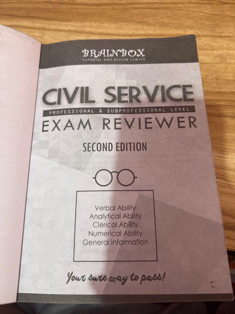 Brainbox Civil Service Exam Reviewer, Hobbies & Toys, Books & Magazines ...