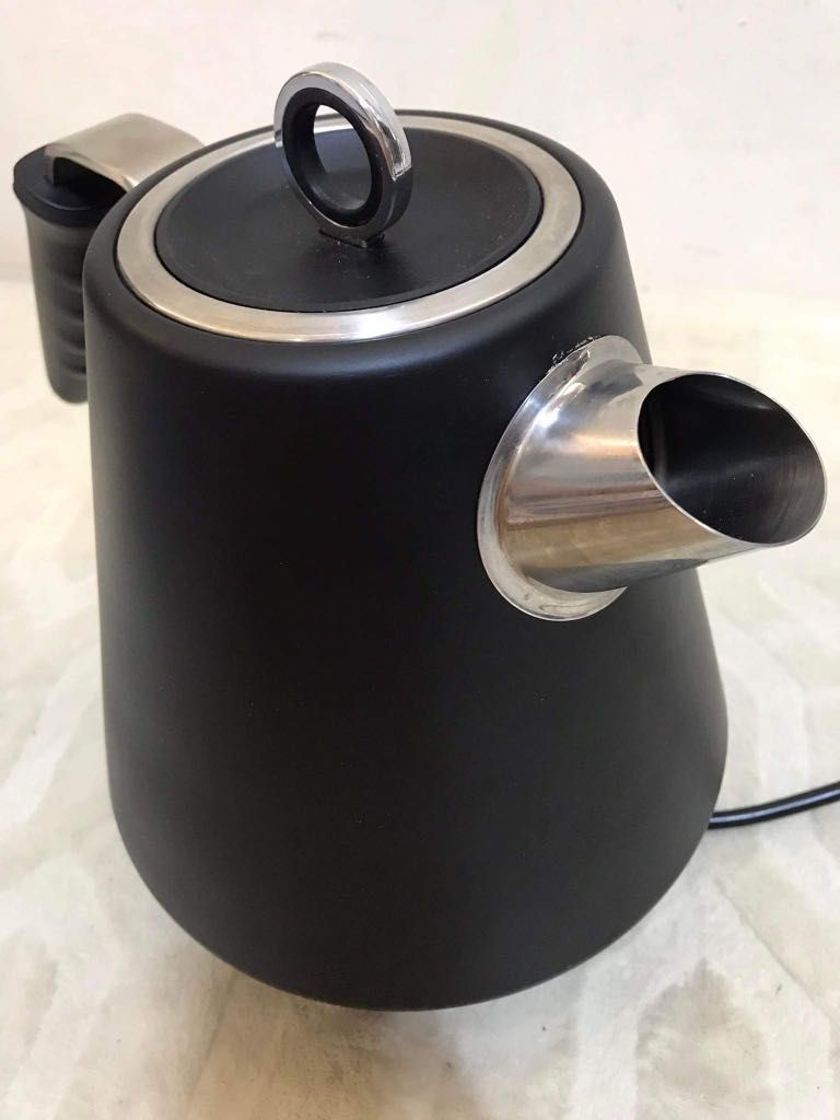 Branded Retro Style Electric Cordless Kettle ~ Semi Matte Black, TV ...