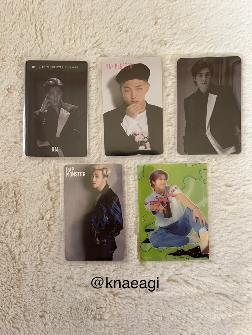 BTS RM Japan PCs 600 each on Carousell