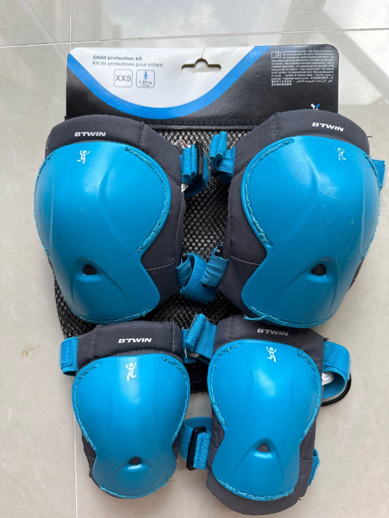 BTWIN Child Protection Kit (Blue), Sports Equipment, Other Sports ...