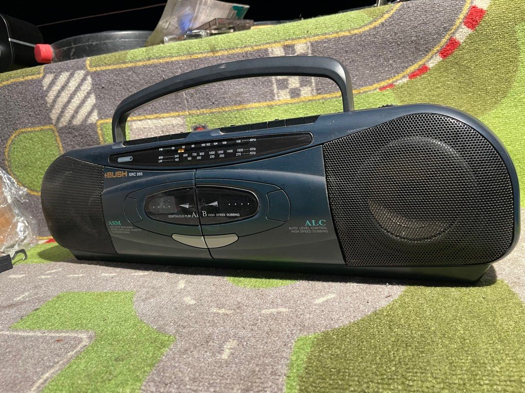 Bush Vintage Boombox Radio Cassette 220v Complete Am fm Local Stations ...