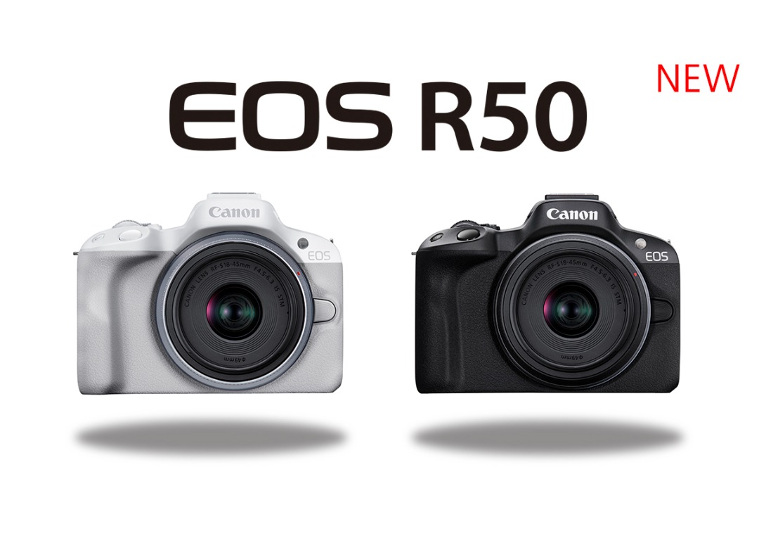 CANON EOS R50 4K VIDEO MIRRORLESS CAMERA WITH RF-S 18-45MM F/4.5-6.3 IS ...