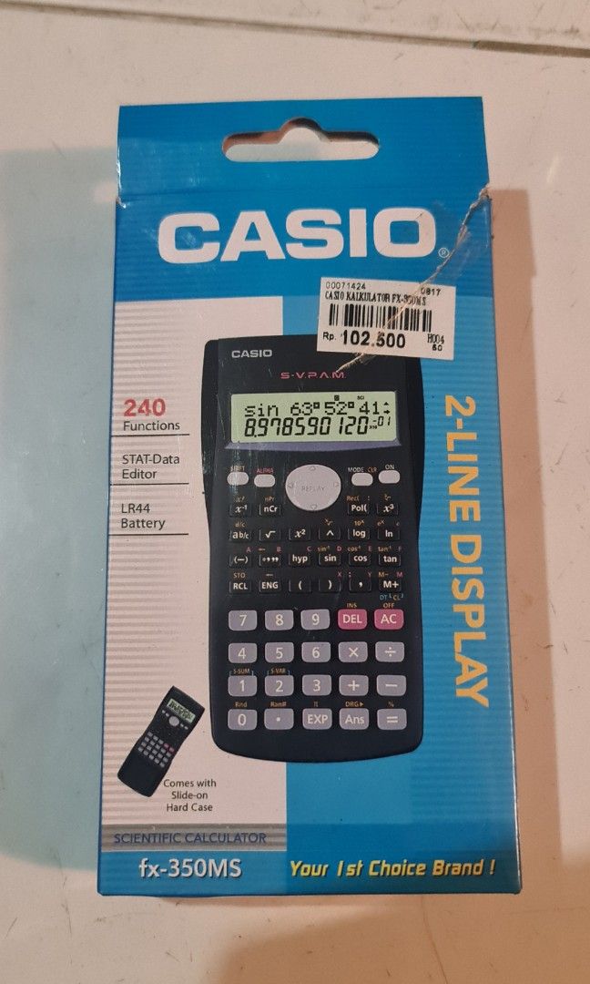CASIO FX-350MS Scientific Calculator(non nego), Hobbies & Toys ...