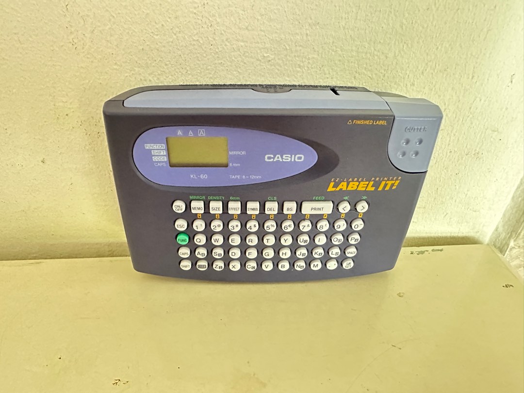 Casio label it printer, Computers & Tech, Printers, Scanners & Copiers ...