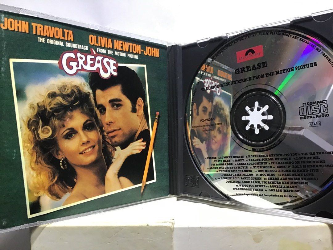 CD Grease OST OOP USA US PRESS Anubis 70s Pop Soundtrack, Hobbies ...