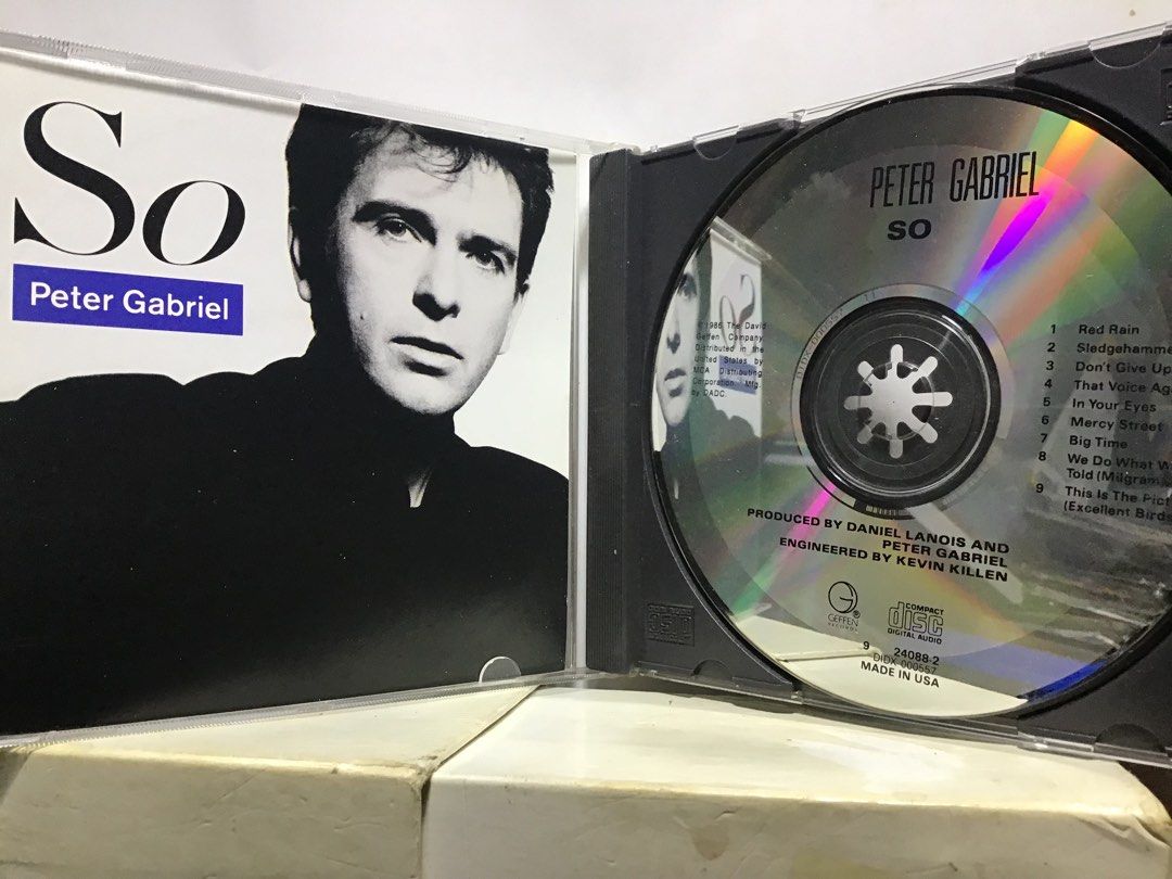 CD Peter Gabriel - So OOP USA US ORIGINAL PRESS Anubis 80s Rock, Hobbies & Toys, Music & Media ...