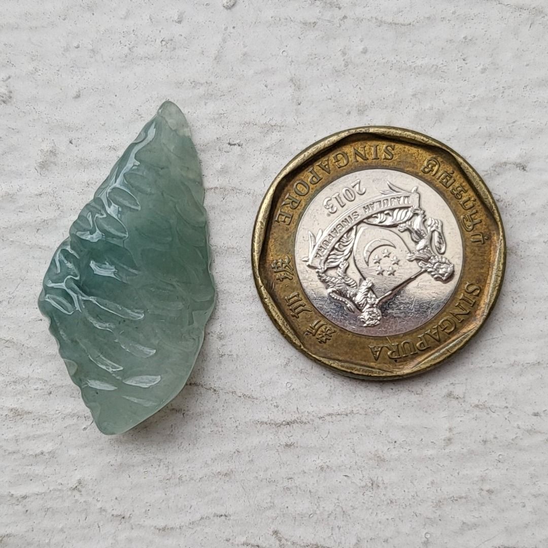 Certified Type A Icy Jadeite Pendant Ice Jelly Floating Flower Jade ...