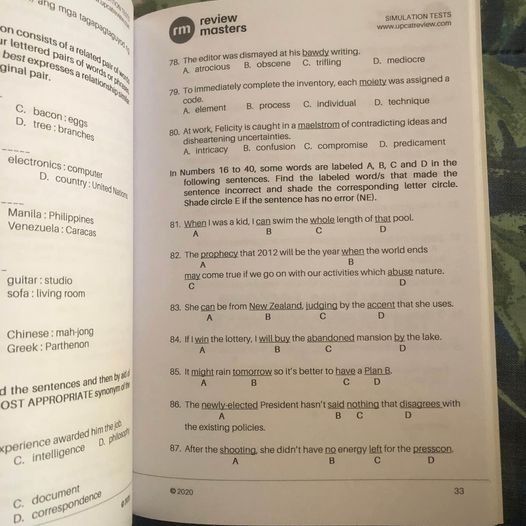 CET REVIEW MASTERS Reviewer, Hobbies & Toys, Books & Magazines ...