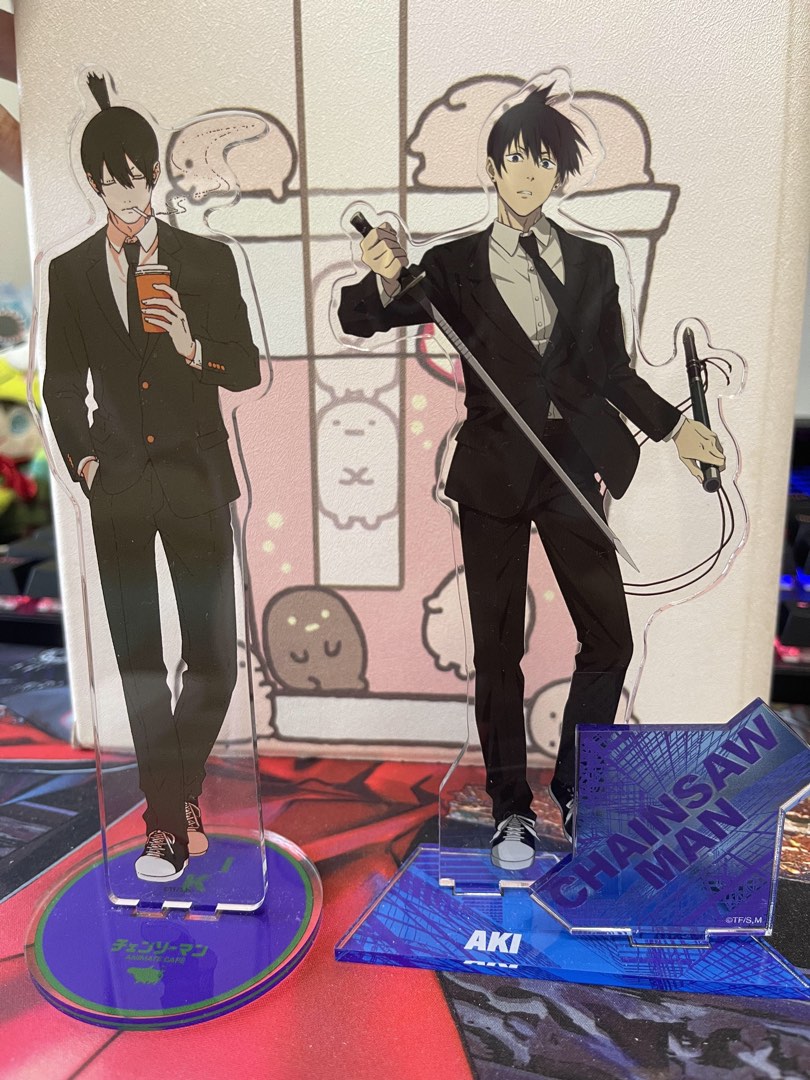 Chainsaw Man CSM Animate Cafe Aki Acrylic Standee,, Hobbies & Toys ...