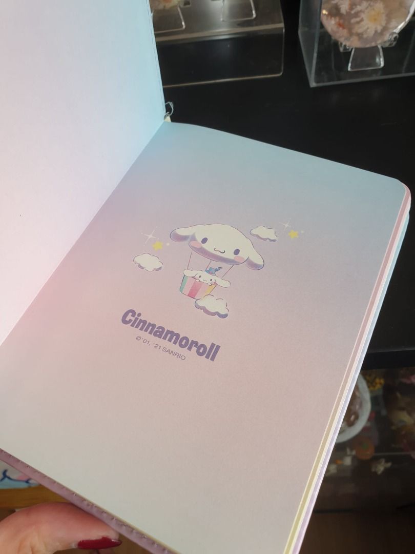 Cinnamoroll Stress Relief Squishy Notebook, Hobbies & Toys, Stationery ...
