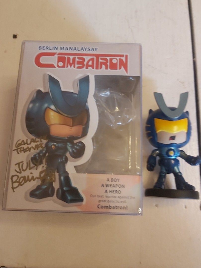 Combatron toy signed by Sir Berlin Manalaysay, Hobbies & Toys, Toys ...