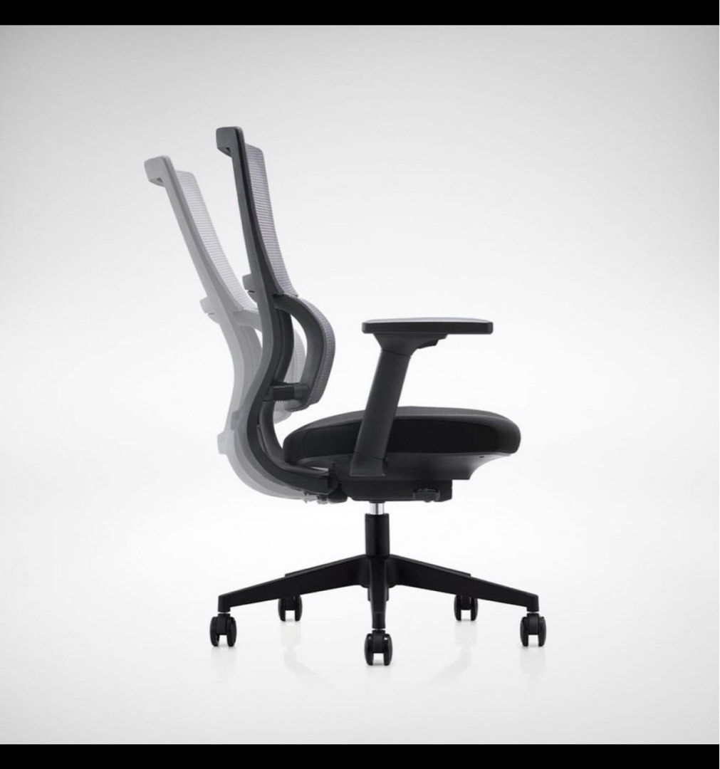 Comfort Design Astrid Midback Office Chair (Black), Furniture & Home ...