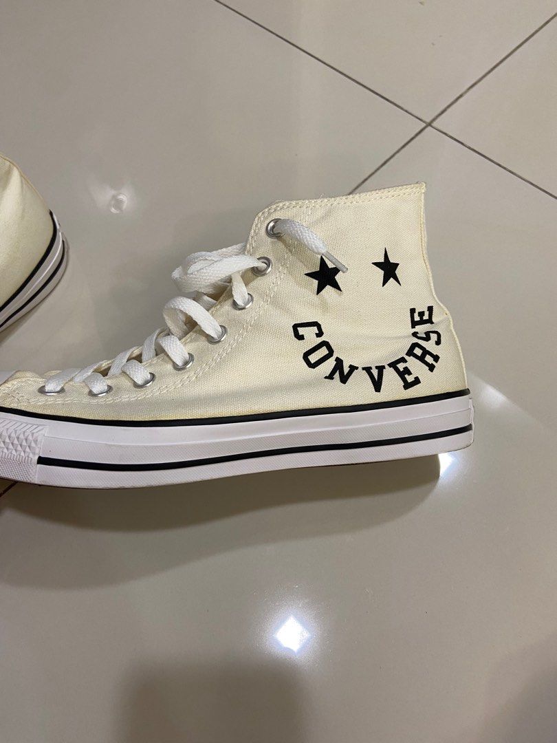 Converse Chuck Taylor All star cream white, Men's Fashion, Footwear ...