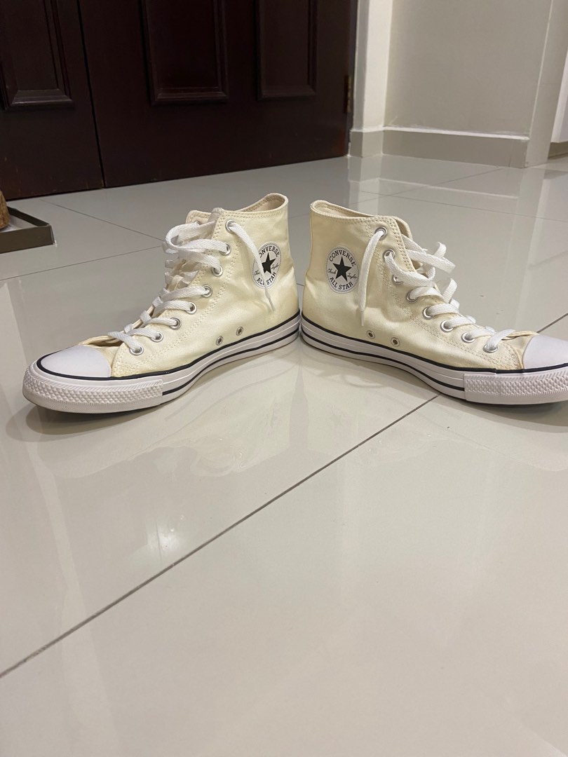 Converse Chuck Taylor All star cream white, Men's Fashion, Footwear ...
