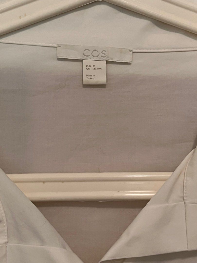 COS white shirt, Women's Fashion, Tops, Shirts on Carousell