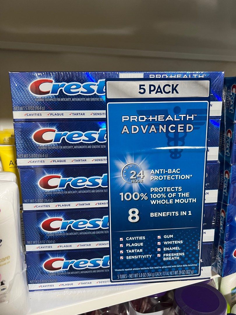 Crest 3D White Advanced Triple Whitening / Pro- Health Advanced ...