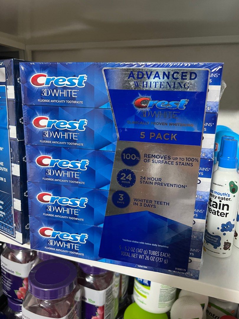 Crest 3D White Advanced Triple Whitening / Pro- Health Advanced ...