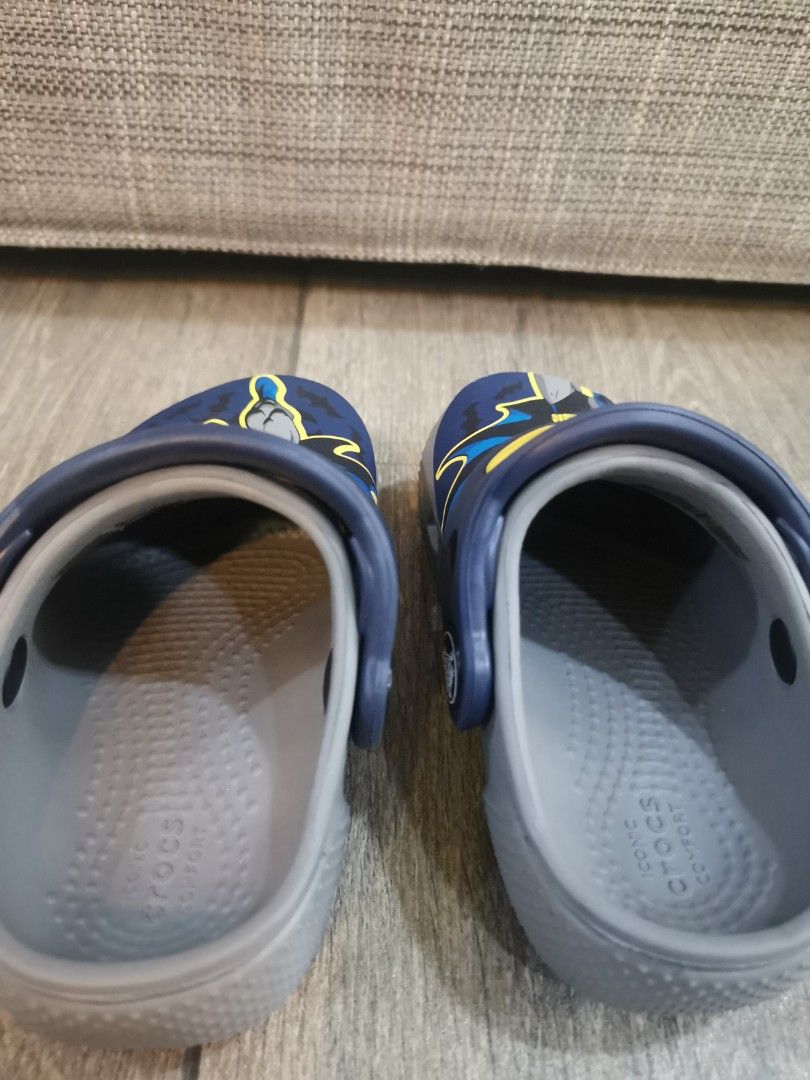 Crocs Batman Sandals, Babies & Kids, Babies & Kids Fashion on Carousell