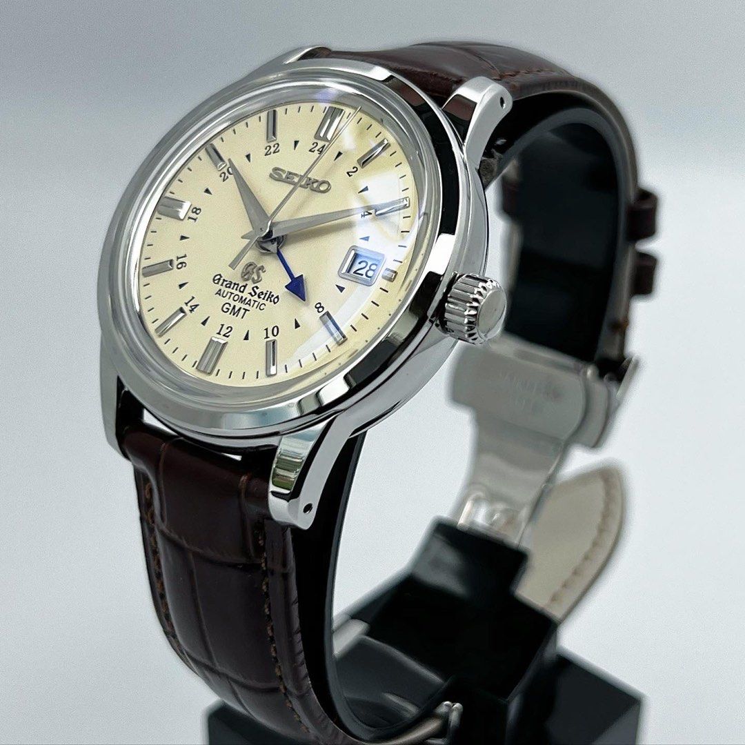 Custom Grand Seiko Mod Double-Logo GS GMT SBGM 39mm, Men's Fashion ...