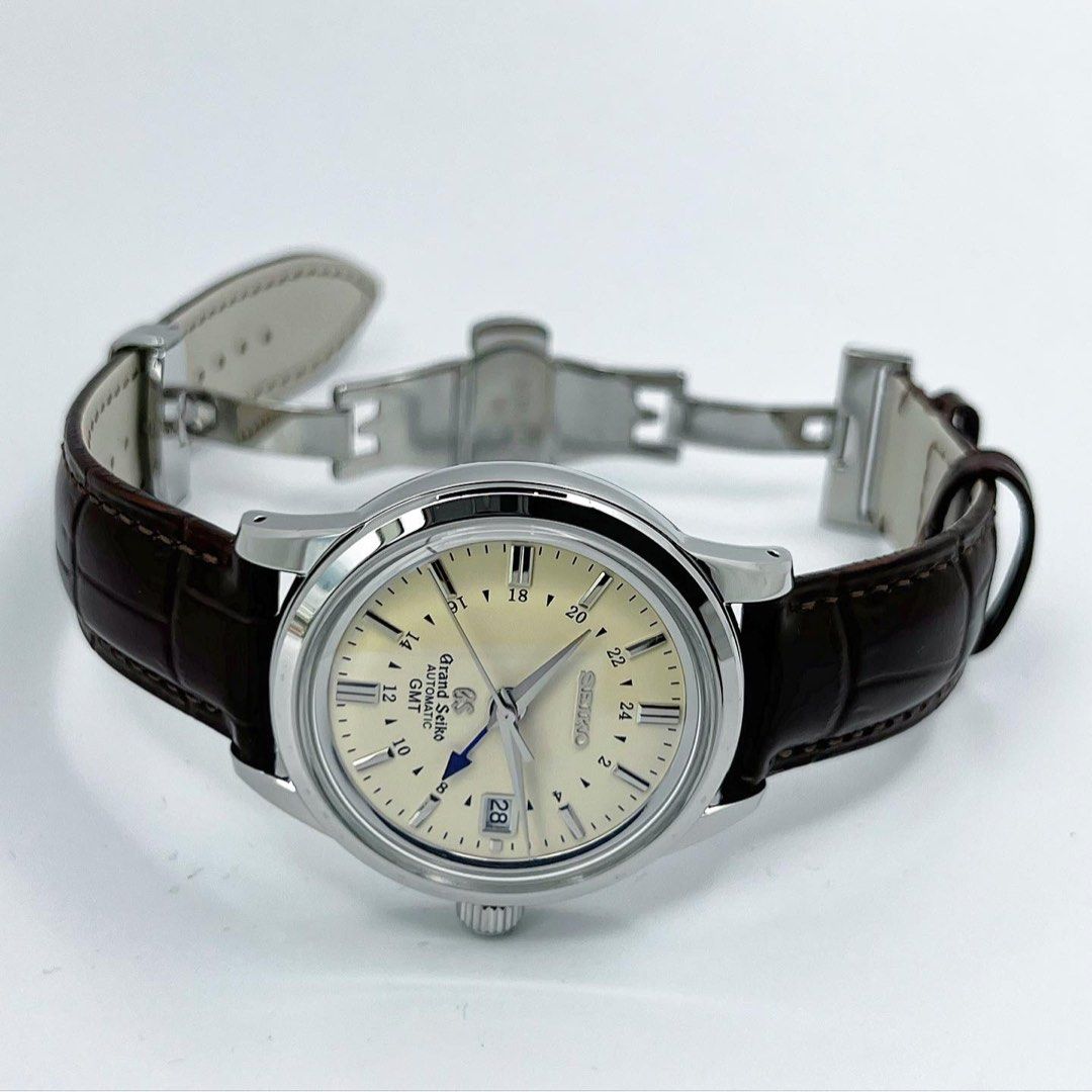 Custom Grand Seiko Mod Double-Logo GS GMT SBGM 39mm, Men's Fashion ...