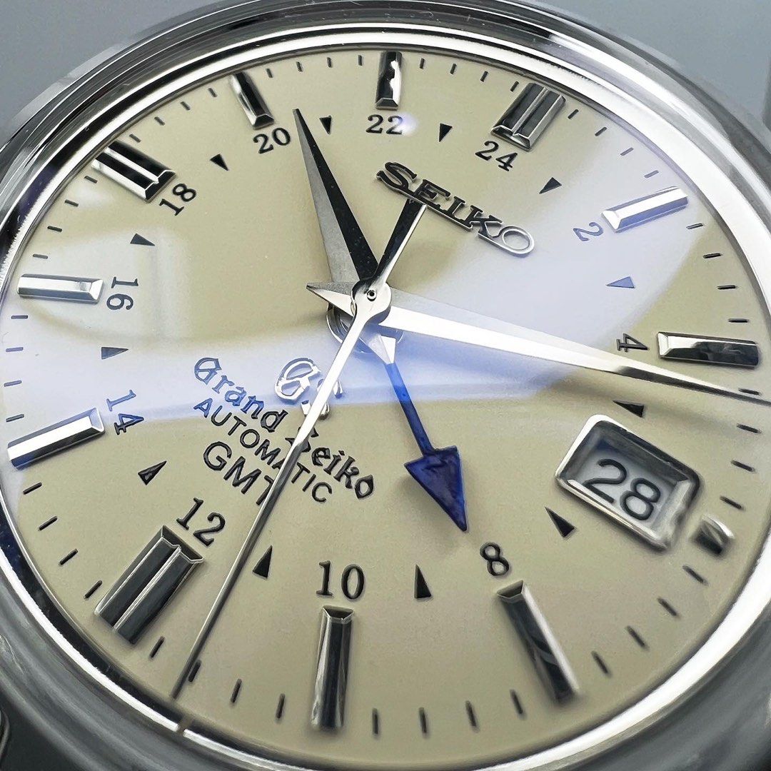 Custom Grand Seiko Mod Double-Logo GS GMT SBGM 39mm, Men's Fashion ...