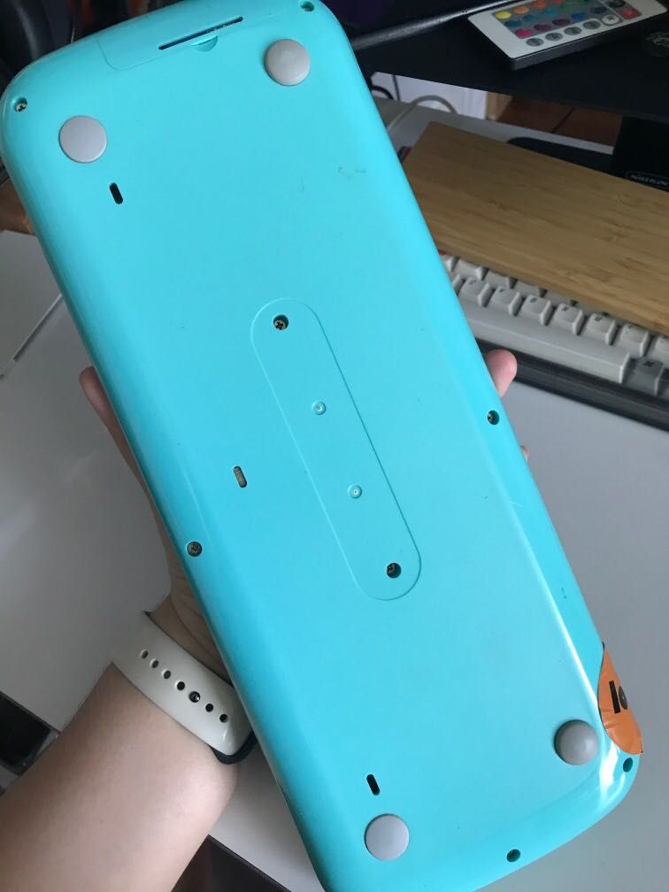 Valore Wireless Keyboard Bluetooth keyboard Mac computer blue rounded keys AC6, Computers & Tech ...