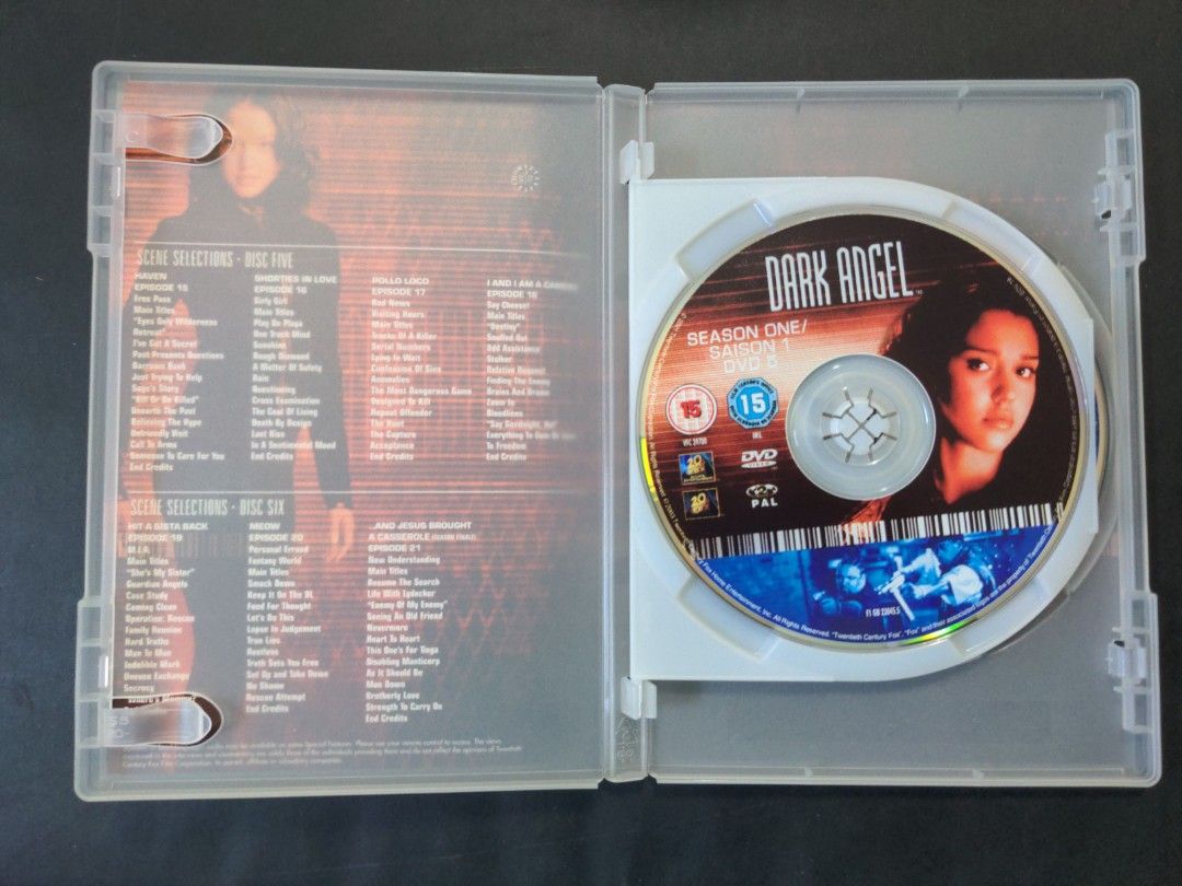 Dark Angel Season One Collection Region 2 DVD Box Set Jessica Alba ...