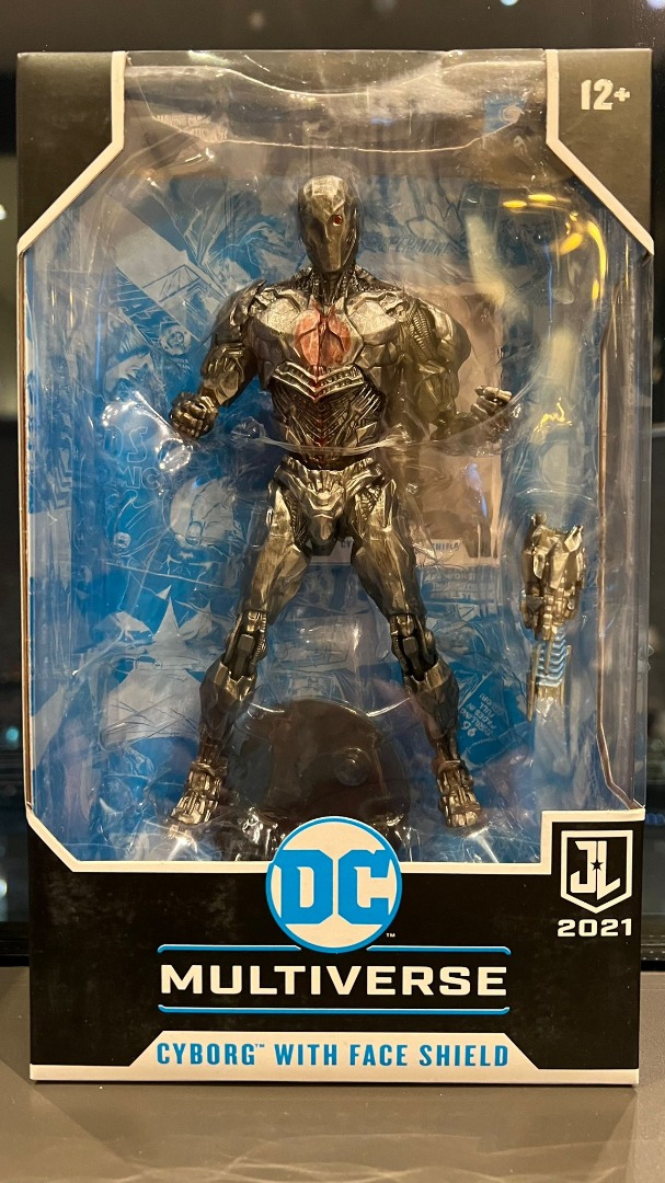 On-Hand: DC Multiverse Cyborg with Face Shield, Hobbies & Toys, Toys ...