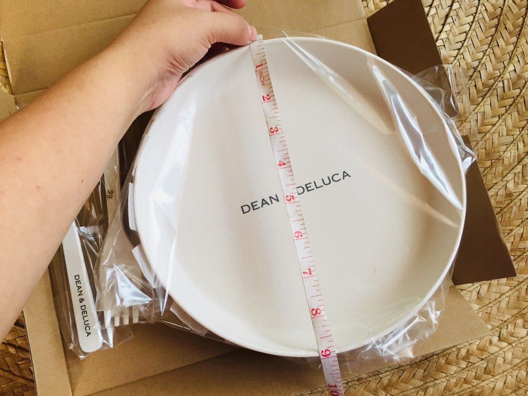 Dean & Deluca Pasta Plate Set w/ Box, Furniture & Home Living ...