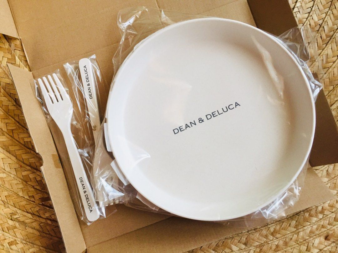 Dean & Deluca Pasta Plate Set w/ Box, Furniture & Home Living ...