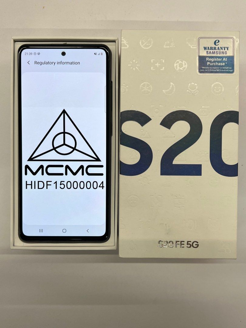 [DEMO SET] SAMSUNG GALAXY S20 FE 5G 8GB RAM + 256GB ROM (FULL SET ...