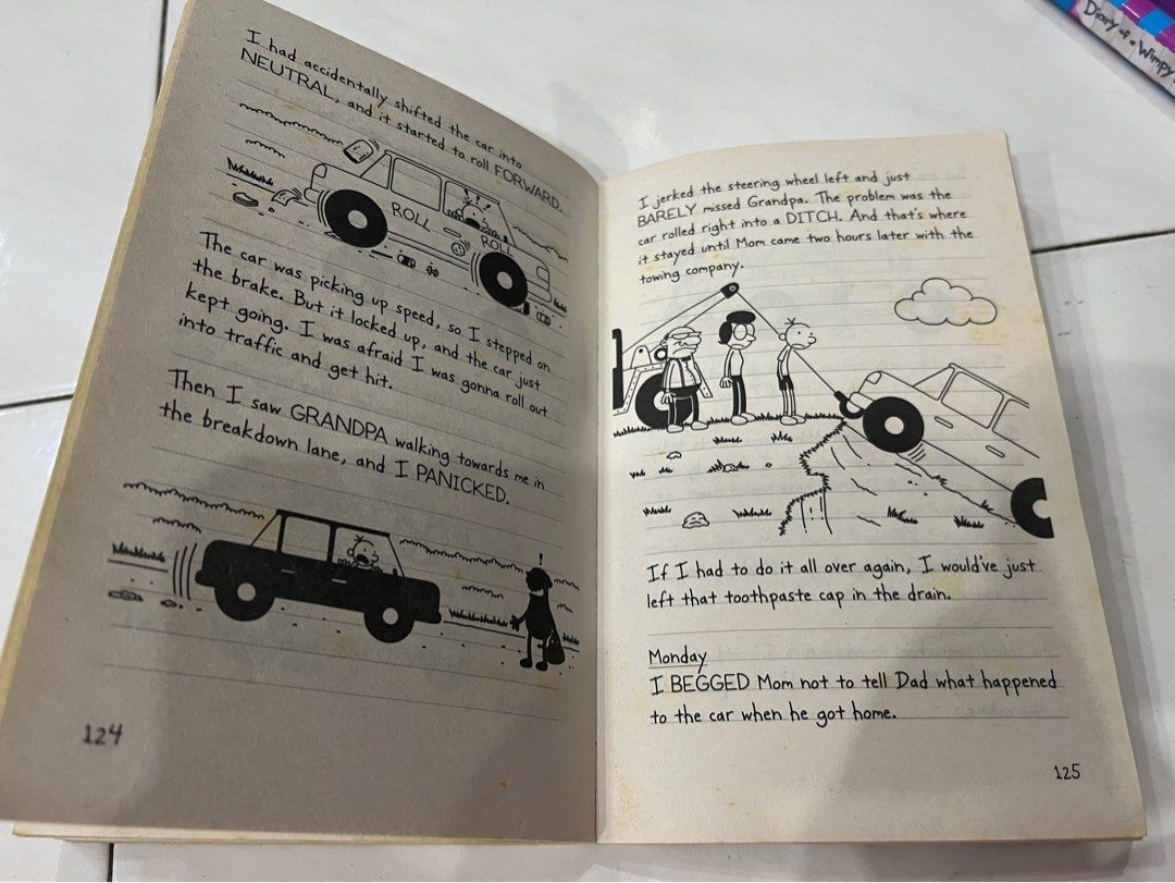 Diary of a Wimpy kid old school, Hobbies & Toys, Books & Magazines ...