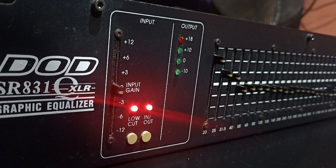 D.O.D. SR831QX - Single Channel 31-Band Graphic Equalizer, Audio, Other Audio Equipment on Carousell