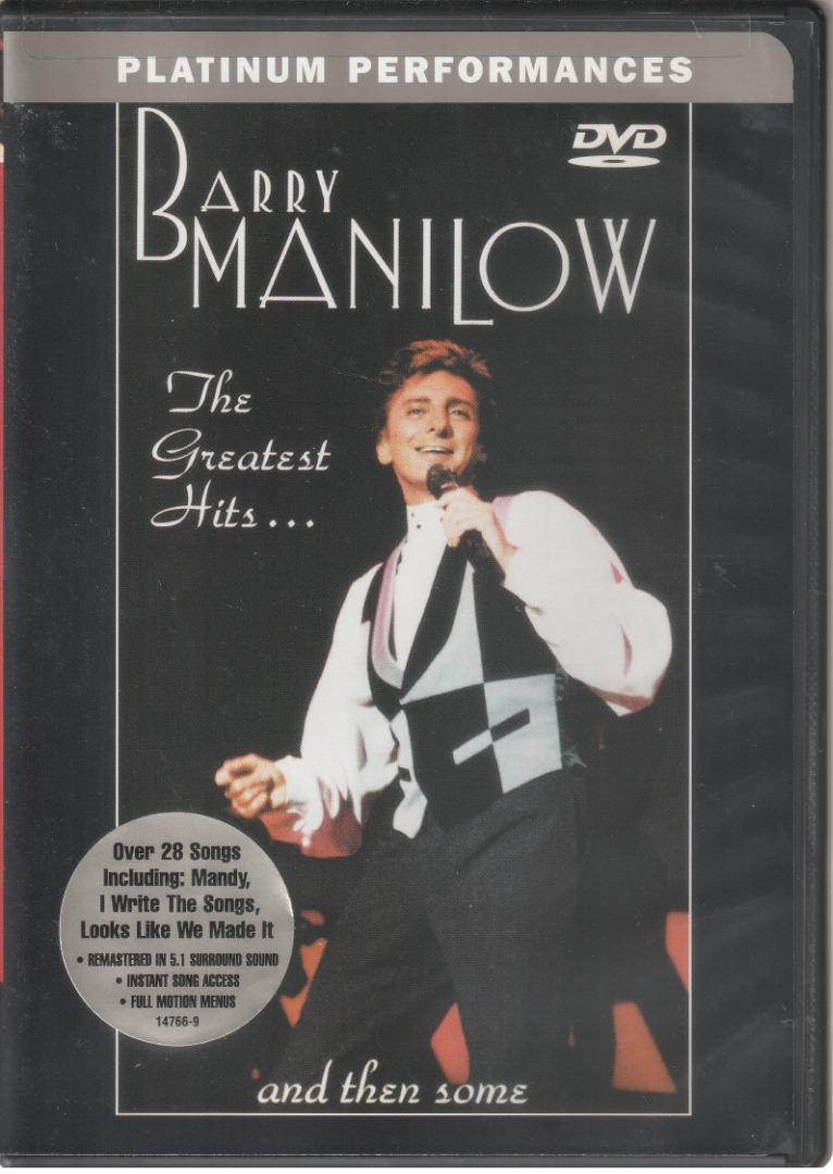 DVD: BARRY MANILOW - The Greatest Hits and Then Some, Hobbies & Toys ...