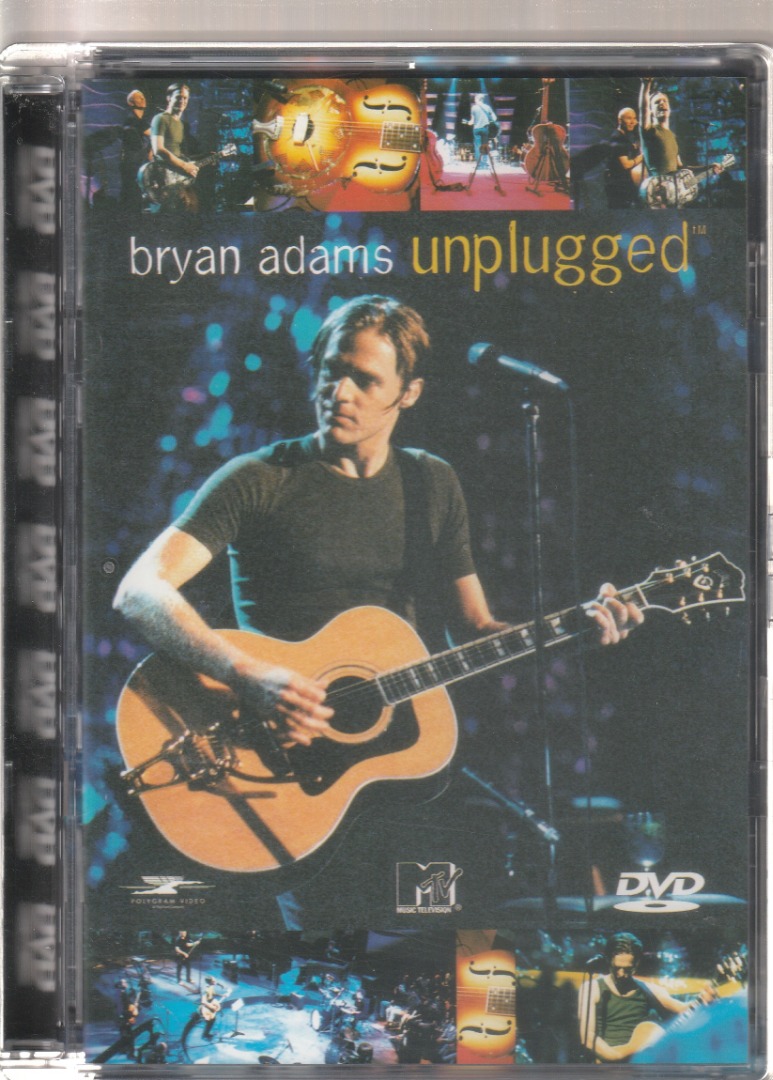 DVD: BRYAN ADAMS - Unplugged, Hobbies & Toys, Music & Media, CDs & DVDs on Carousell