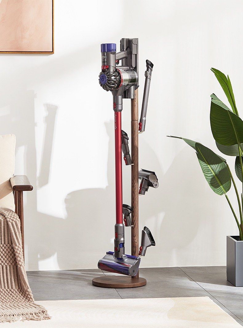 Dyson vacuum stand (walnut wood), TV & Home Appliances, Vacuum Cleaner ...