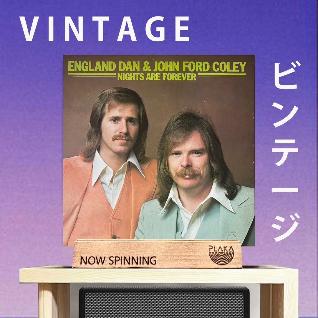 England Dan & John Ford Coley Nights Are Forever vinyl LP Plaka ...