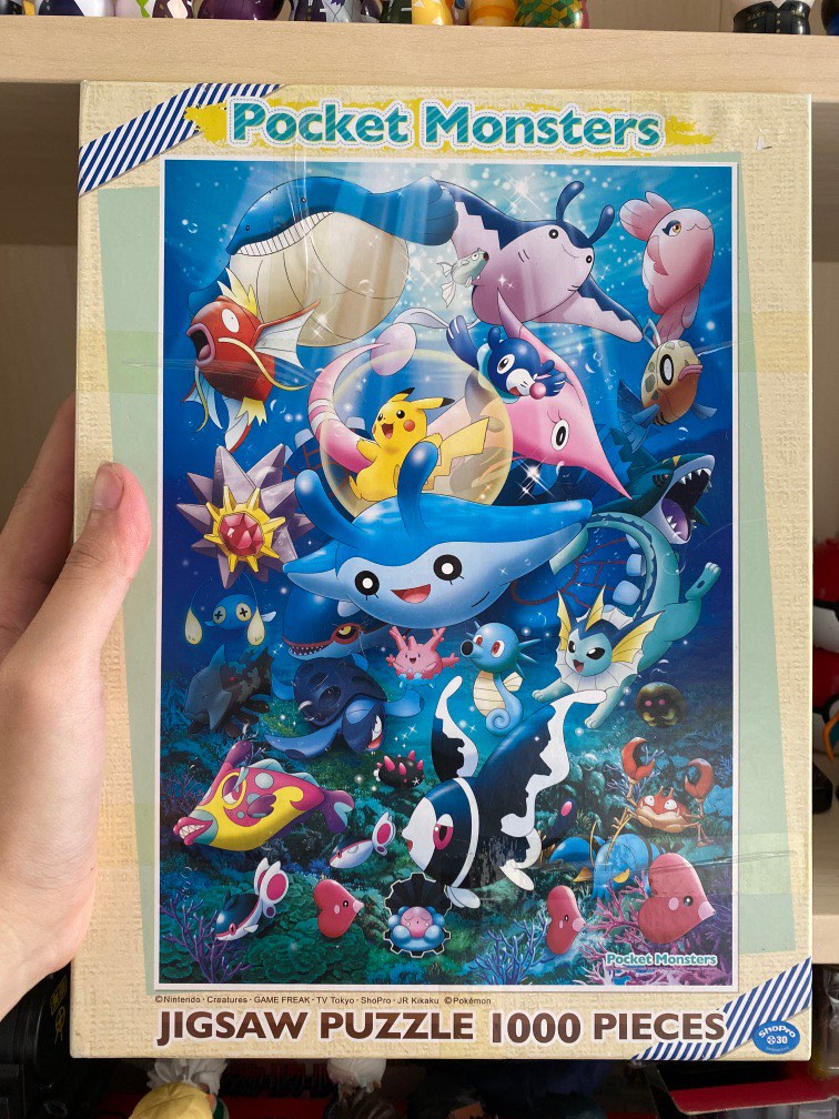 Ensky 1000T-133 Pokemon Sea With Friends Puzzle, Hobbies & Toys, Toys ...