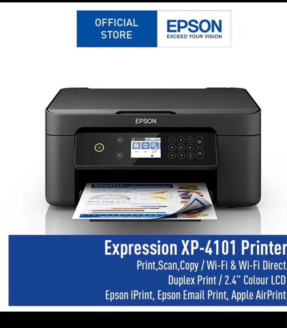 Epson XP-4101, Computers & Tech, Printers, Scanners & Copiers on Carousell