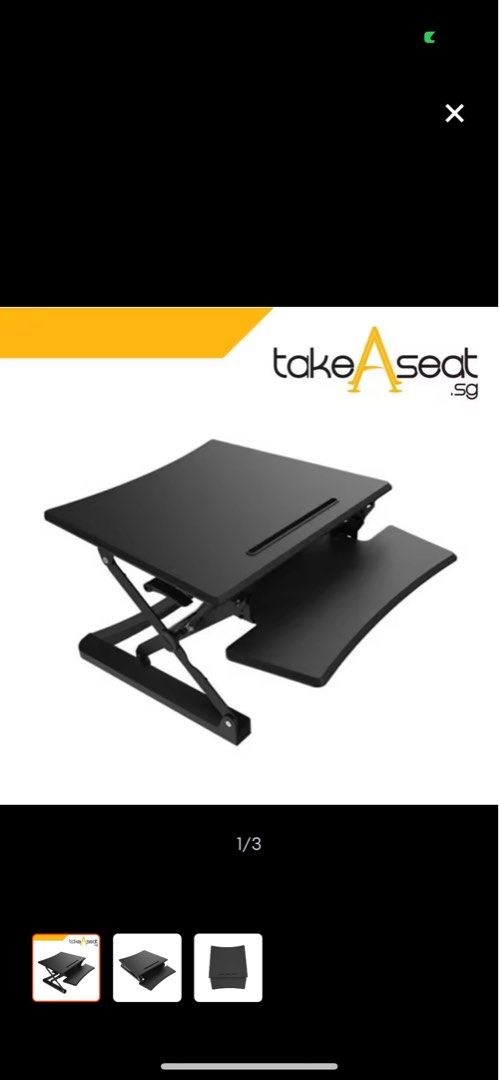 Ergo standing desk + Monitor Arm, Furniture & Home Living, Furniture ...