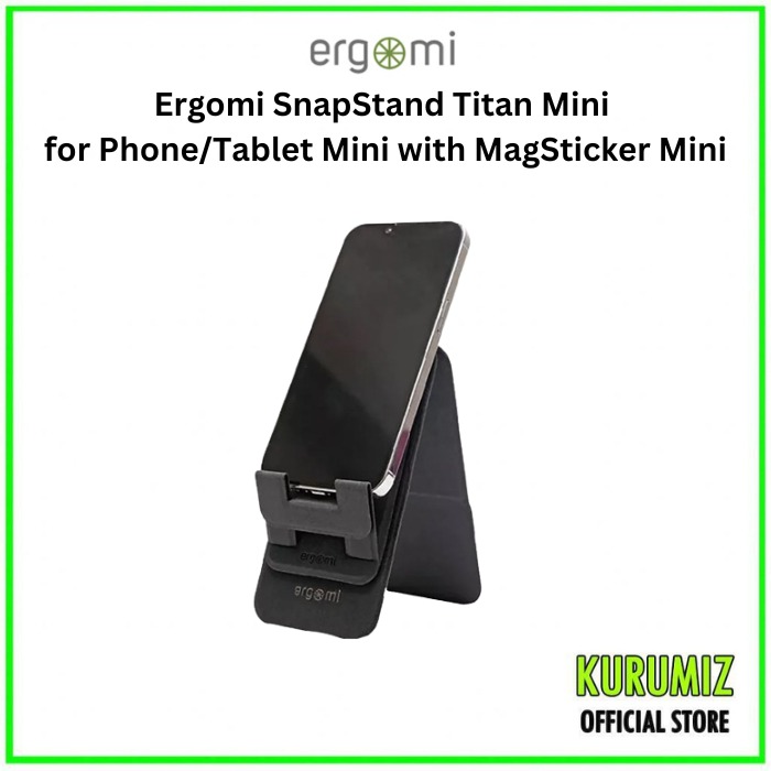 Ergomi SnapStand Titan Mini for Phone/Tablet Mini with MagSticker Mini ...