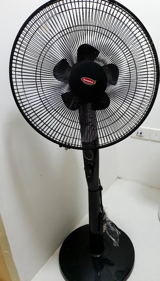 EuropAce 16" Stand Fan W Remote, Furniture & Home Living, Lighting ...