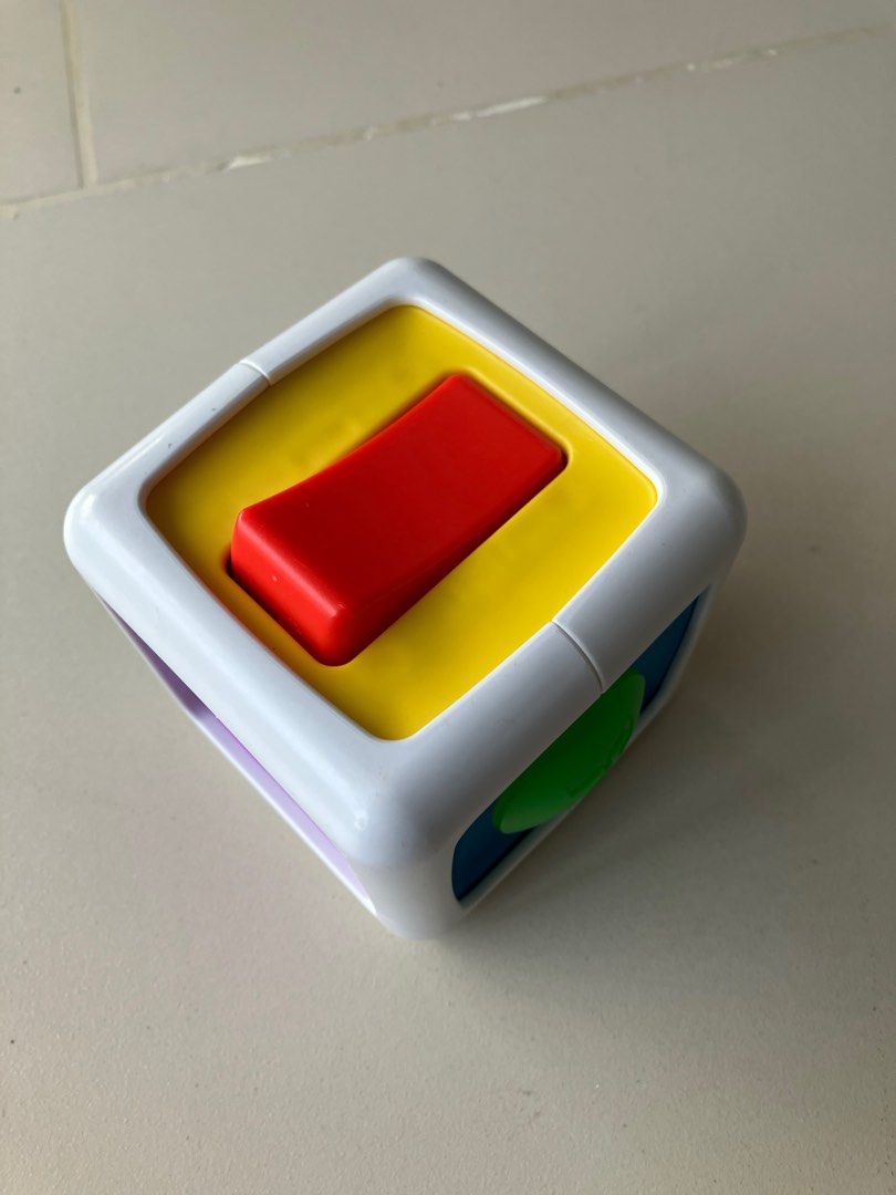 Fisher Price Baby Toddler Infant Large Fidget Cube Sensory Toy, Babies ...