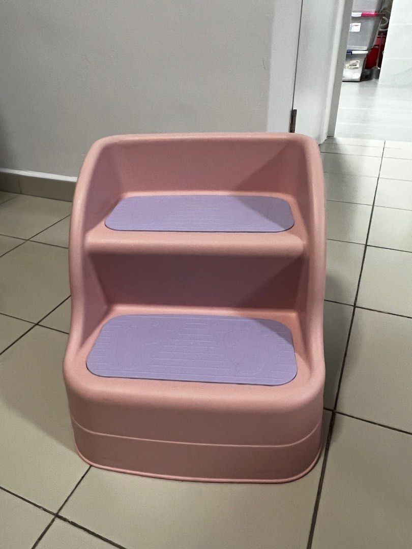 Foldable kids two steps stool, Babies & Kids, Baby Nursery & Kids ...
