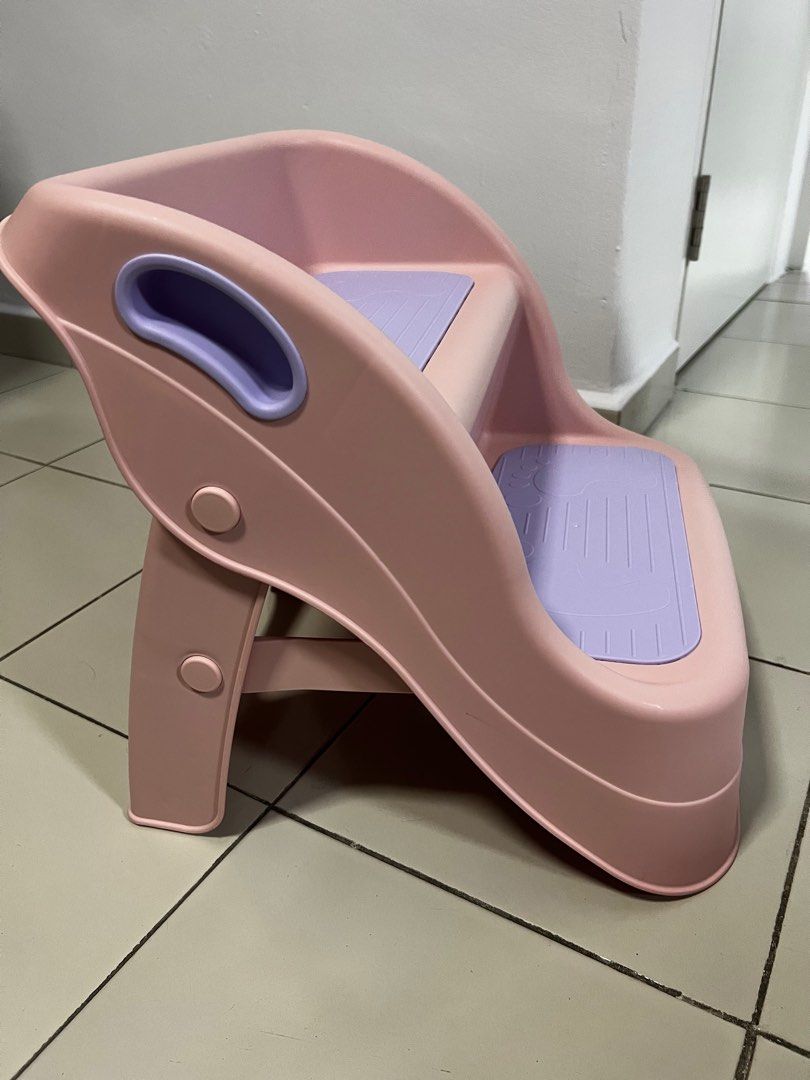 Foldable kids two steps stool, Babies & Kids, Baby Nursery & Kids ...