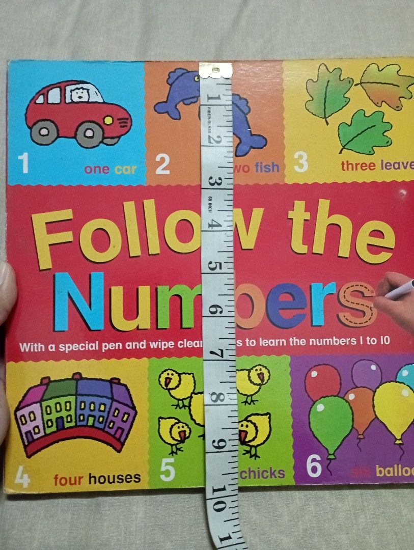 Follow the Numbers Board Book on Carousell