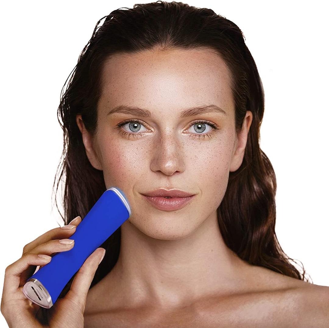 FOREO ESPADA Cobalt Blue LED Light Acne Treatment Device, FDA-approved, Medical-grade Silicone ...